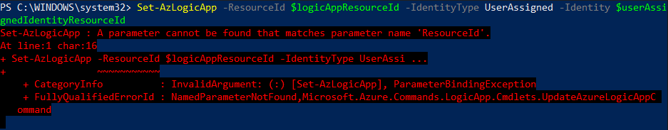 Associate User Assigned Managed Identity To Logic App Using Powershell Microsoft Qanda