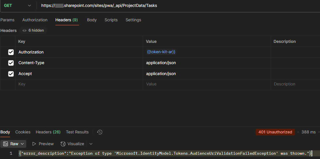 Access Project Online APIs with app only permissions - Microsoft Q&A