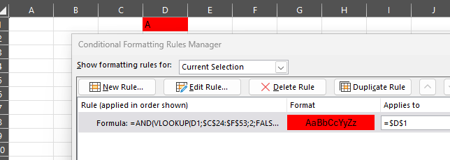 How to do conditional formatting with a VLOOKUP formula between two ...