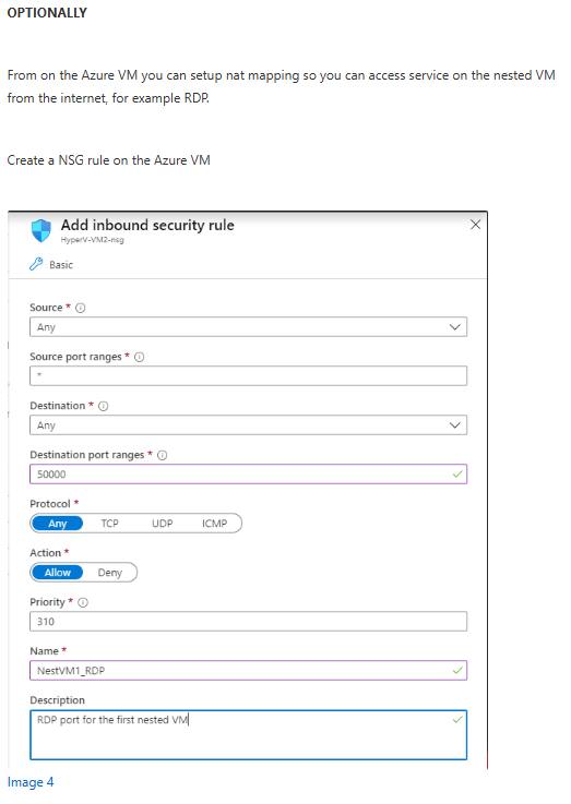 Hyper-v vm unable access network on azure - Microsoft Q&A