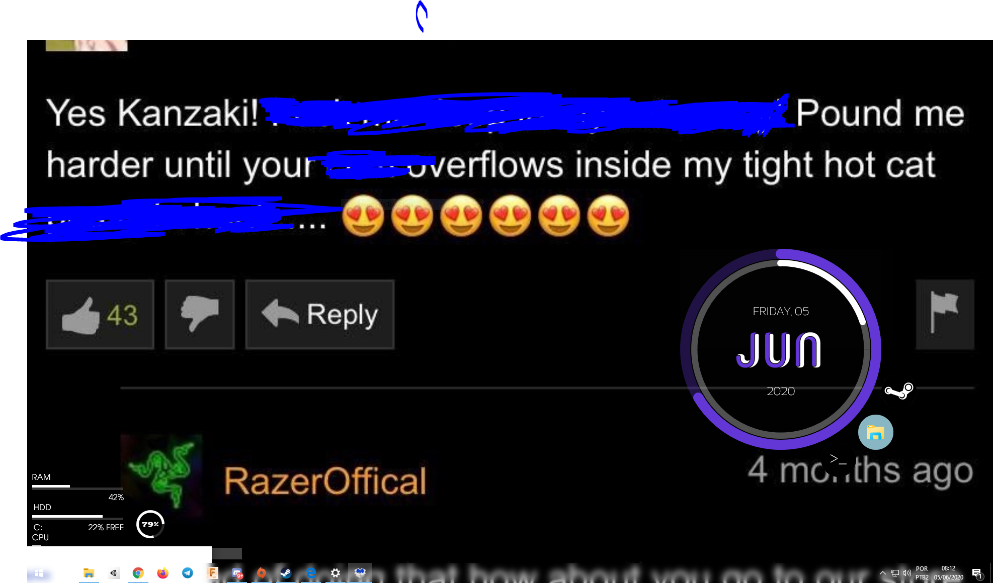 my unactivated windows changed wallpaper and I can't change it back ...