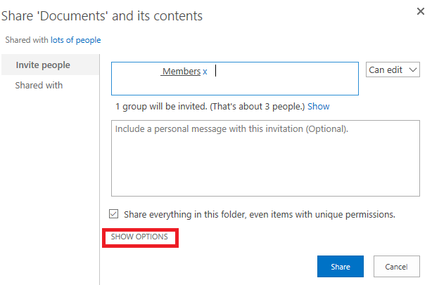 SharePoint notification - Microsoft Q&A