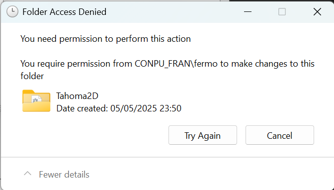 admin permissions to delete folder - Microsoft Q&A