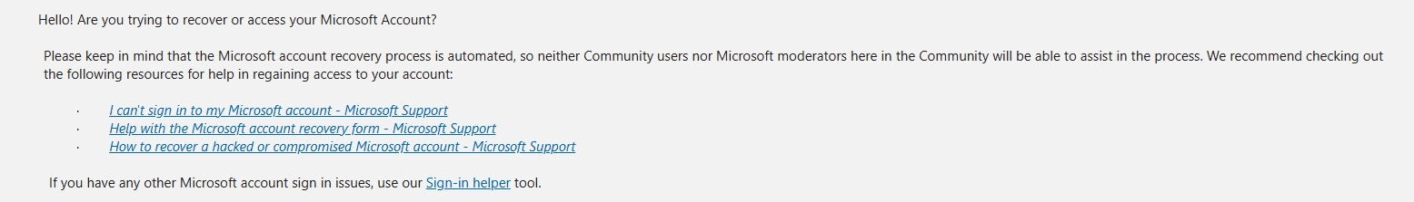 I Forgot My Microsoft Account Password - Microsoft Q&A