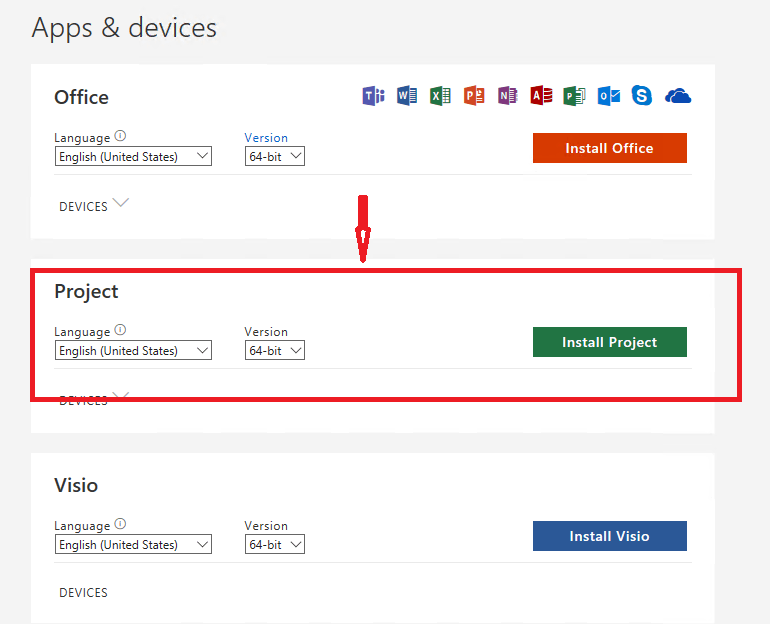I have an MS 365 account, and I only want to install MS Project on my ...