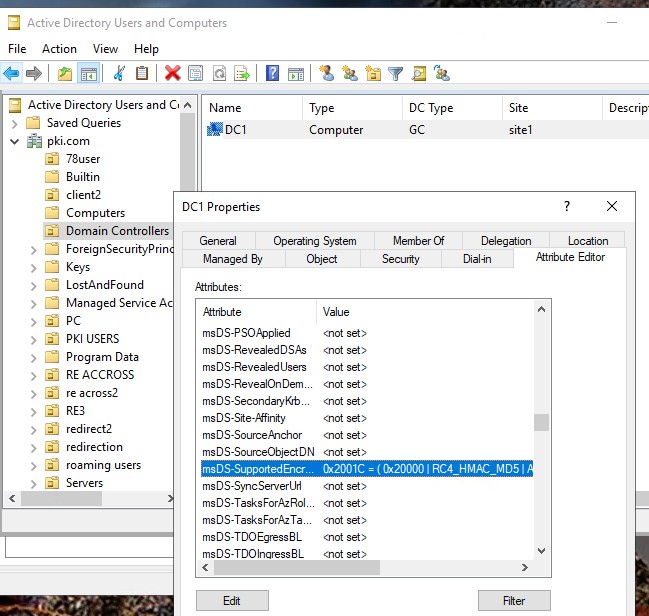 Server 2019 DC - Kerberos RC4 Authentication - Microsoft Q&A