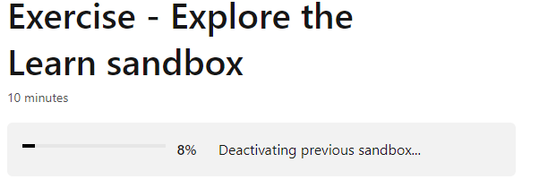 Learn Sandbox is not being provisioned - Microsoft Q&A