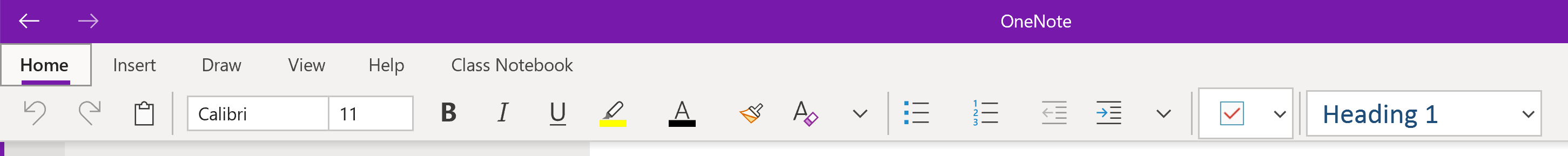 How to display shortcut key combination in OneNote for Windows 10 ...