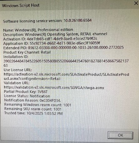 Win 11 not activate after free upgrade to 11 - Microsoft Q&A
