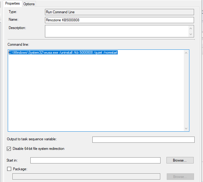 Uninstalling kb5000808 with sccm - Microsoft Q&A