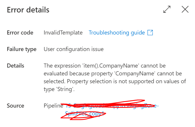 Pipeline Issue - Microsoft Q&A