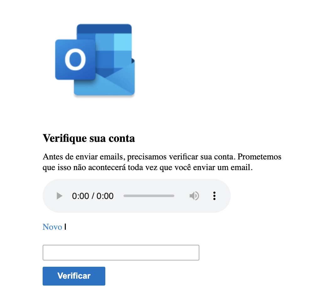 Outlook Captcha Challenge not working *account blocked* - Microsoft Q&A