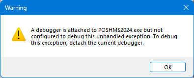 How to fix debugger is attached but not configured to debug this unhandled exception ...