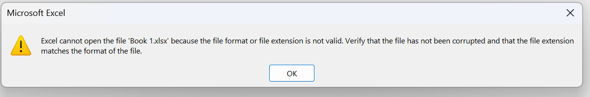 Microsoft Excel Issue - Microsoft Q&A