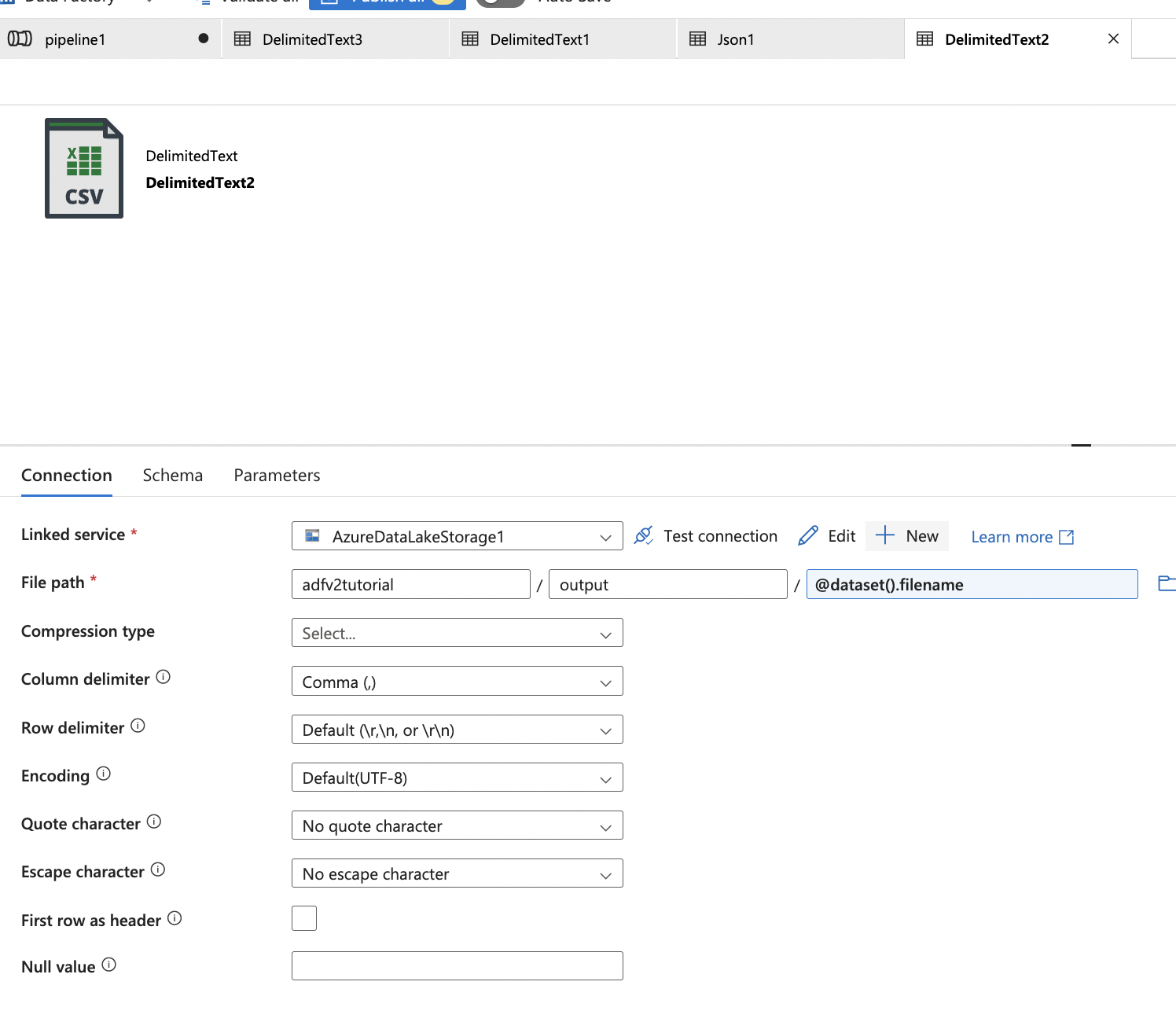 How to store get metadata output in storage account - Microsoft Q&A