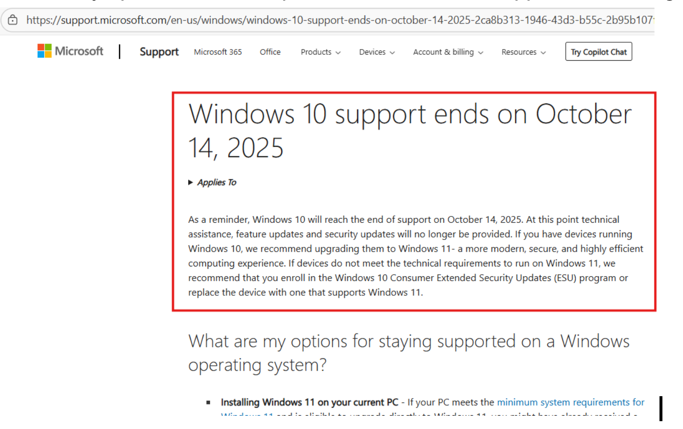 PC health Check shows we will continue to get Windows 10 updates ...