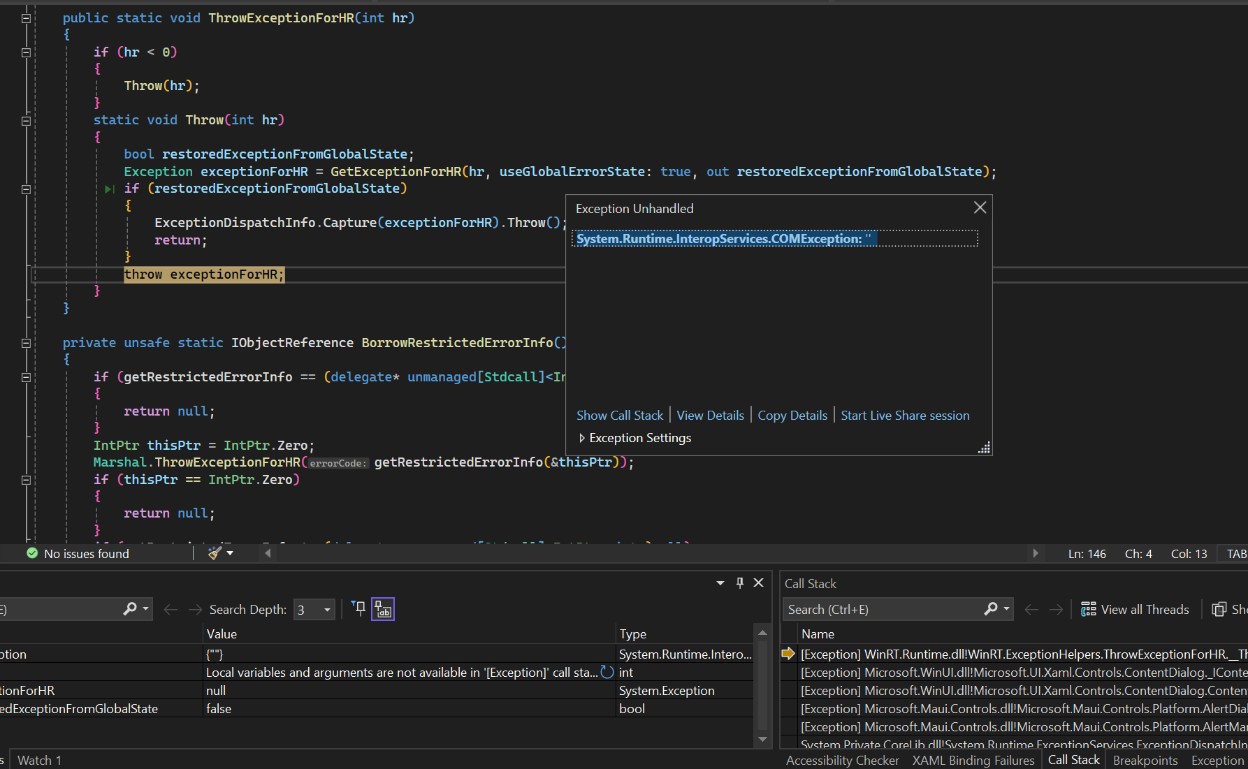 exceptionForHR in long polling from API, timer goes in two.. - Microsoft Q&A