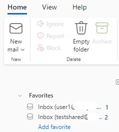 New Outlook - Shared Mailboxes (Inbox) badges not displaying - Microsoft Q&A