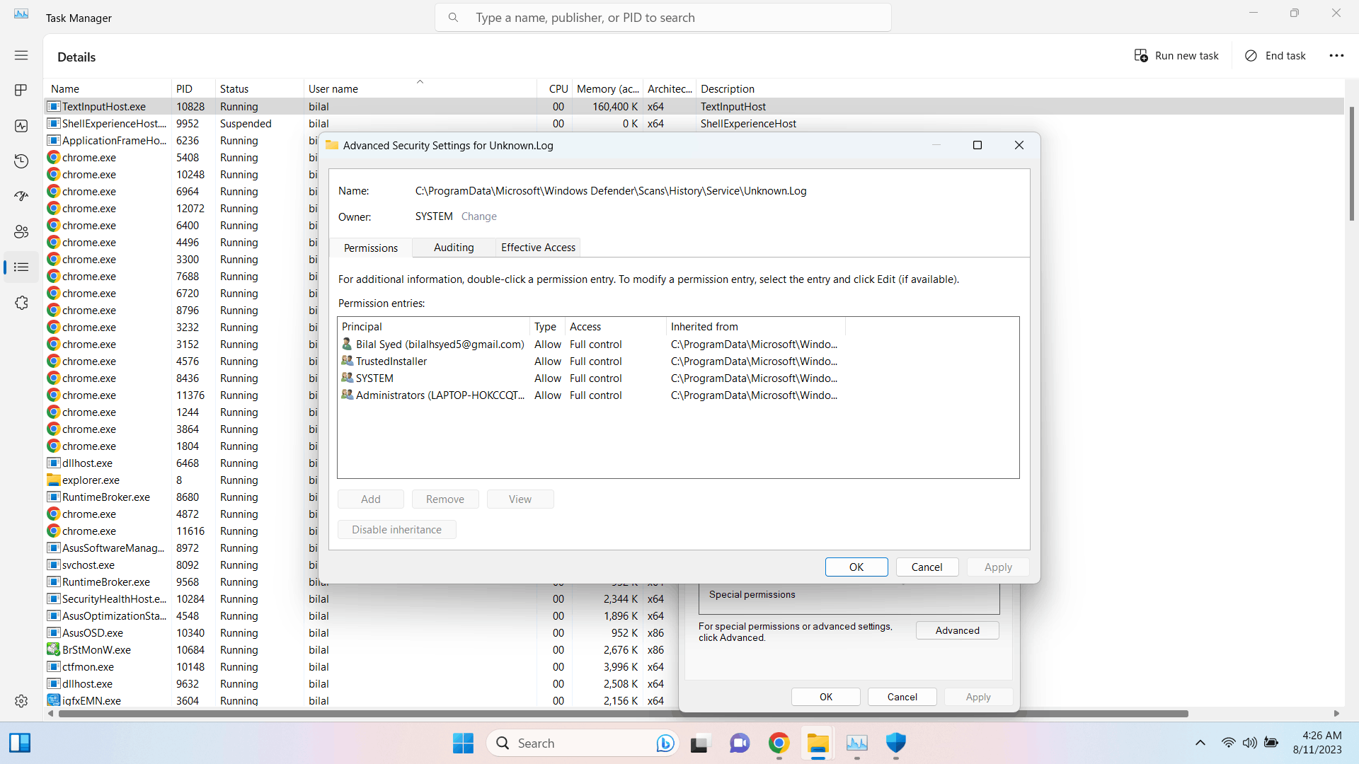 Permissions Change Greyed Out - Microsoft Q&A