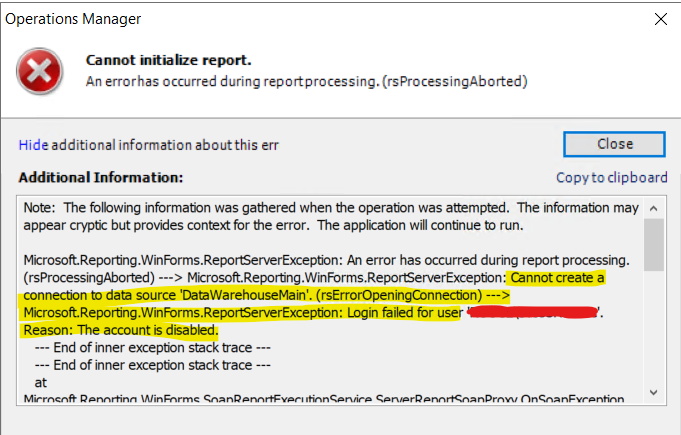 SCOM 2022 SSRS - Microsoft Q&A