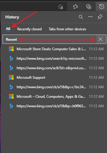 [SOLVED] Edge browser history - Microsoft Q&A