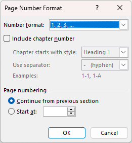Different header with page numbering in footer - Microsoft Q&A