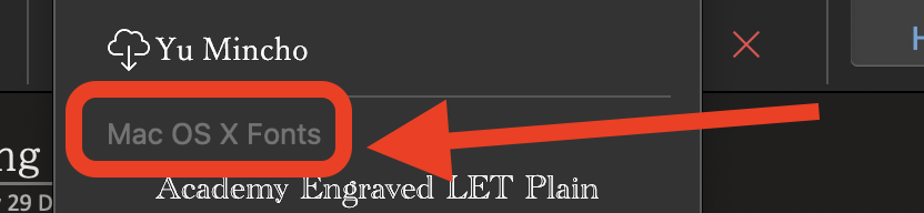 Make MacOS Fonts/Installed Fonts And Office Fonts Display Within Their ...