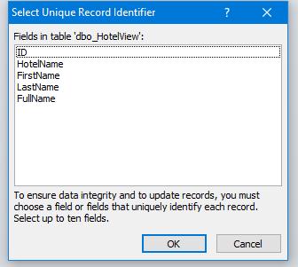 Not abe to edit data in MS Access when connecting to ODBC - Microsoft Q&A
