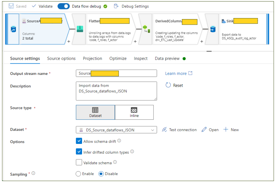 issue parsing the expression body('DataFlow1ComposeRuntimeVariables ... issue parsing the expression body('DataFlow1ComposeRuntimeVariables ...