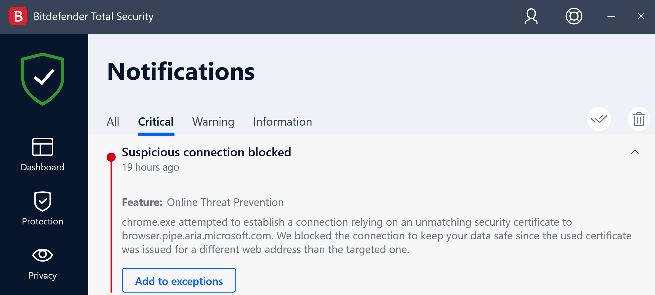 Is browser.pipe.aria.microsoft.com safe? - Microsoft Q&A