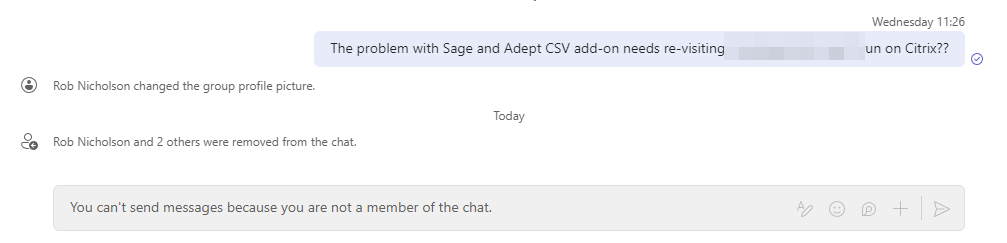 All three users removed from Teams external chat - Microsoft Q&A