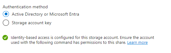 Azure Files (smb share), cannot map with Azure Entra ID - Microsoft Q&A