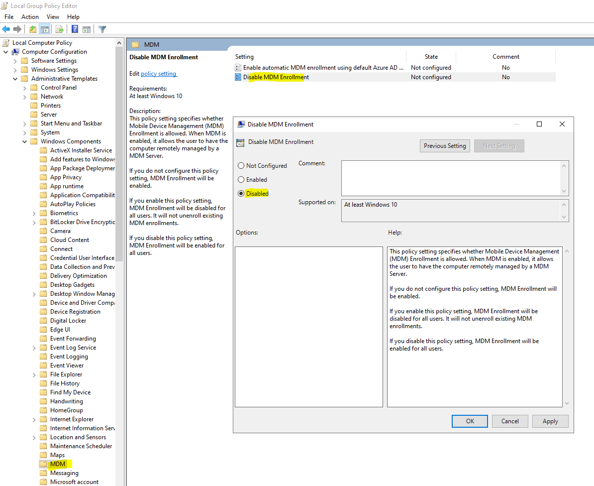 Intune hybrid-device enrollment failure event 76 - Microsoft Q&A