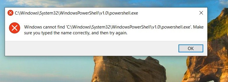 Windows cannot find ***.exe make sure you typed the name correctly and ...
