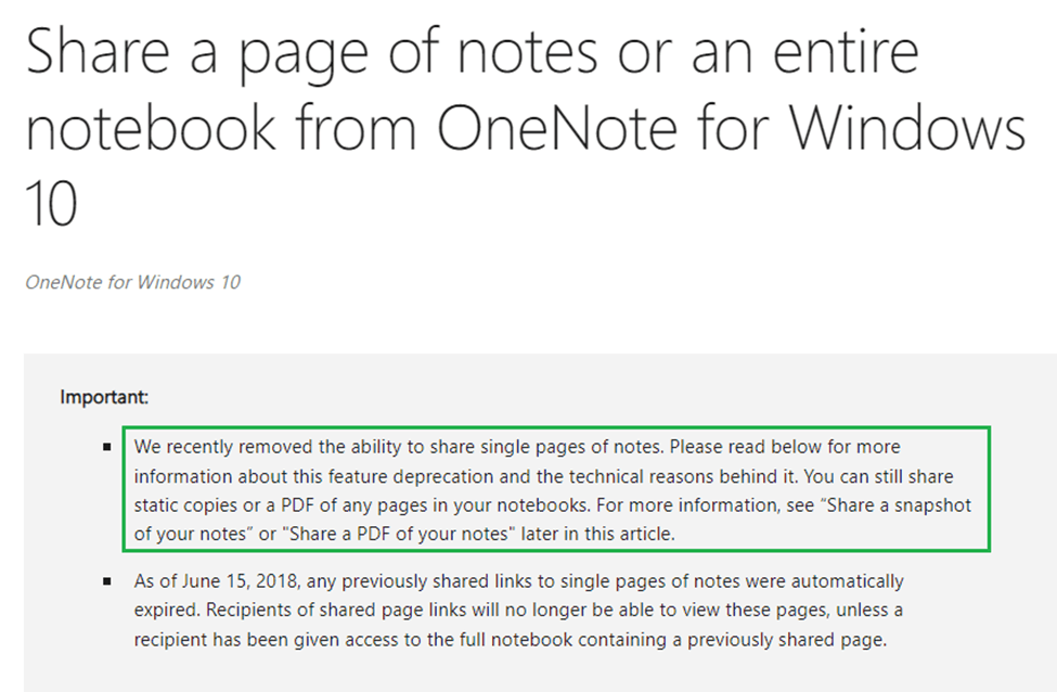 How to share a single page for collaboration - Microsoft Q&A