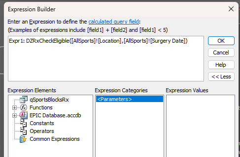 MS Access "Undefined function in Expression" - Microsoft Q&A