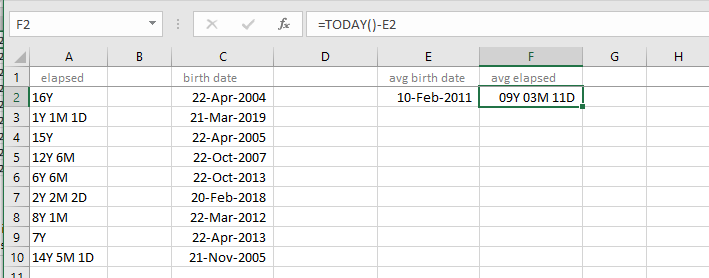 Age formatting in Years from Year, Month, Days format - Microsoft Q&A