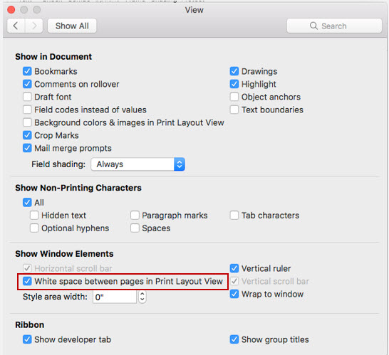 Microsoft Word Broken Margins - Microsoft Q&A
