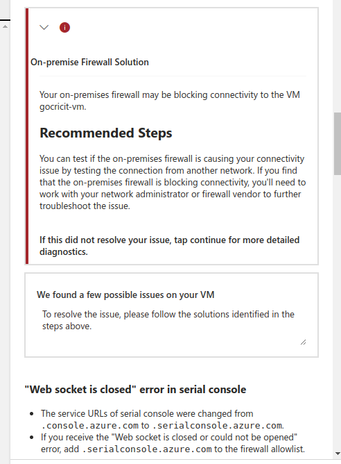 Unable to connect to virtual machine using ssh or ping using public IP - Microsoft Q&A