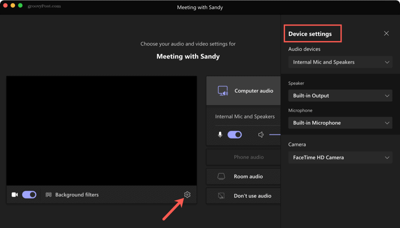 Turn the team mic on - Microsoft Q&A