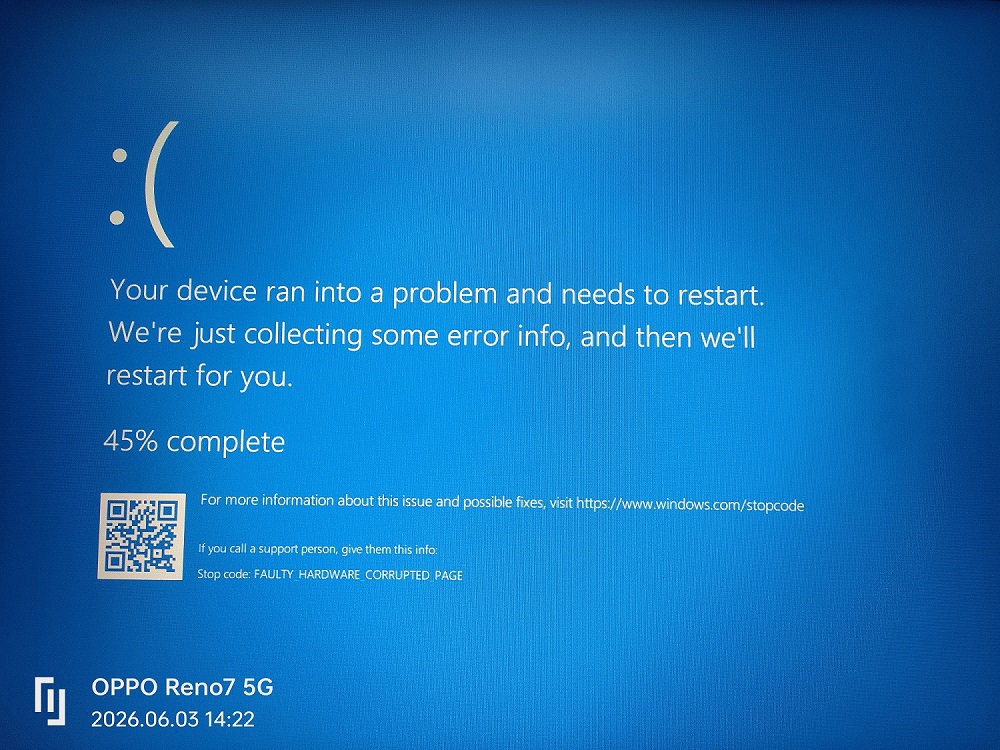 Chrome shut down automatically several times and blue screen with ...