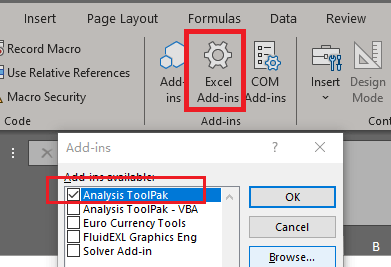 How to make Analysis toolpak active? - Microsoft Q&A