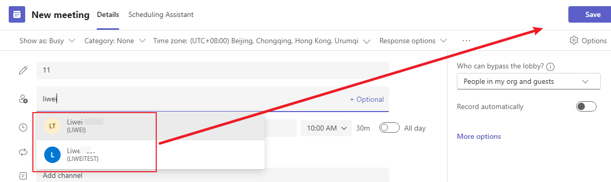 Send option - Microsoft Q&A