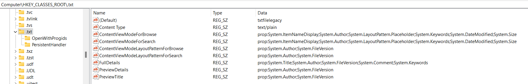 Cannot Register Custom Properties and Layout for File Type - Microsoft Q&A