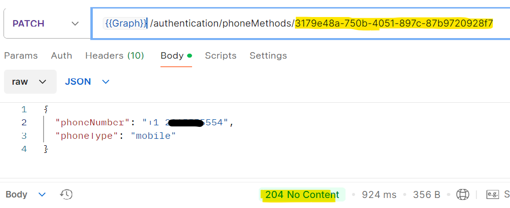 Microsoft Graph API - Update phoneMethods is no longer working ... Microsoft Graph API - Update phoneMethods is no longer working ...
