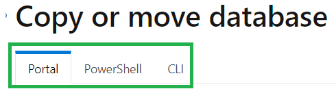 Copy database script in Azure Managed Instance connection - Microsoft Q&A