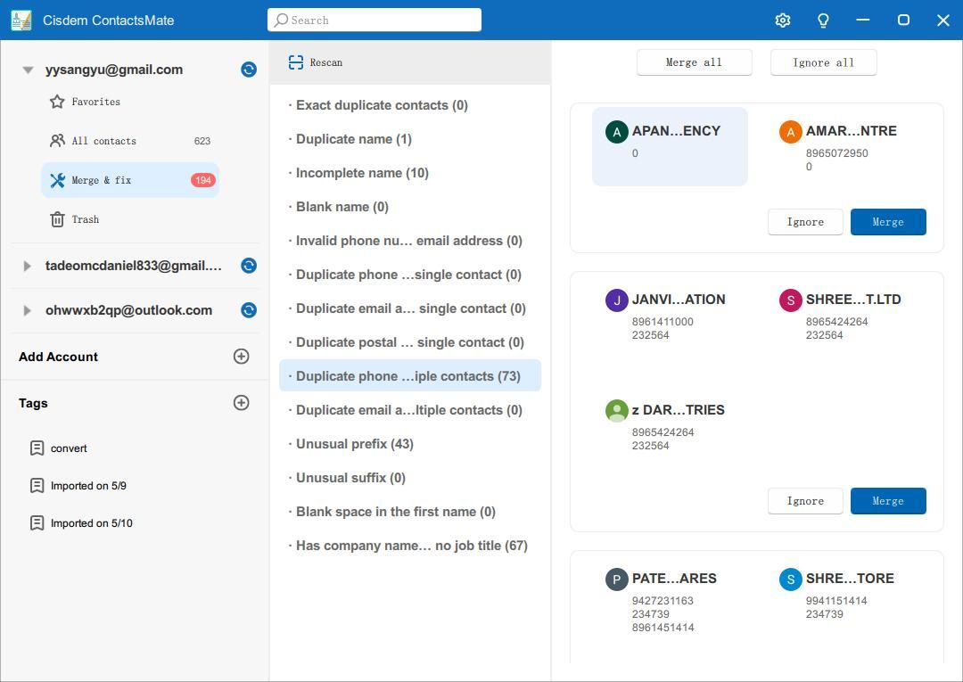 Import csv contact list directly into a "Contact List" - Microsoft Q&A