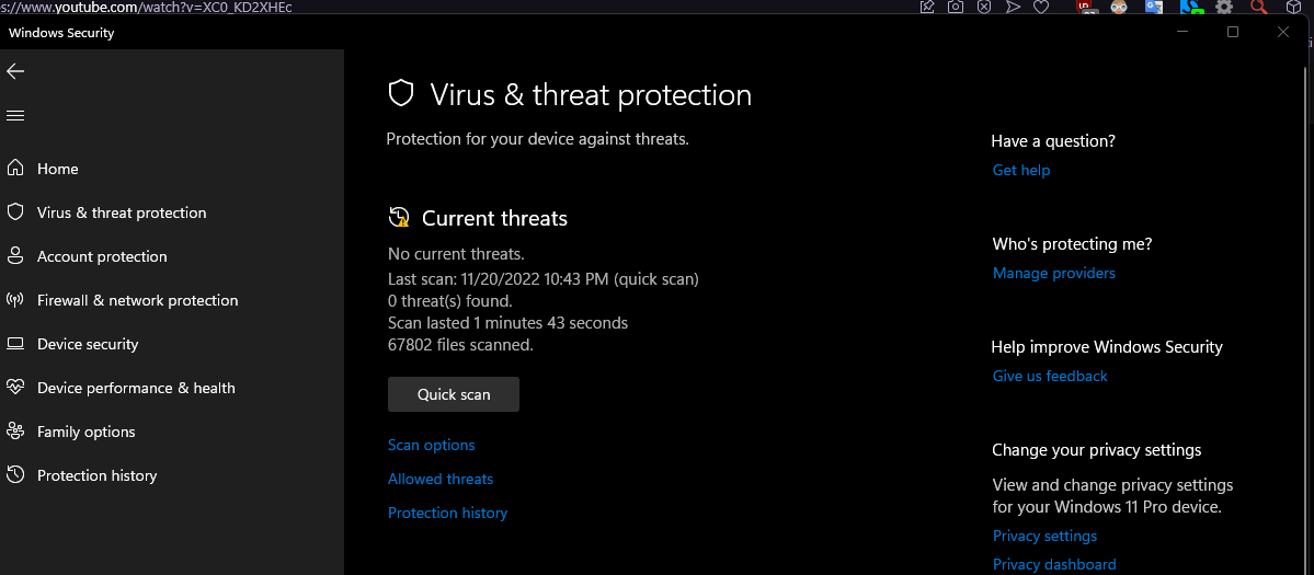 How do I get rid of the "Quick scan due" warning? - Microsoft Q&A