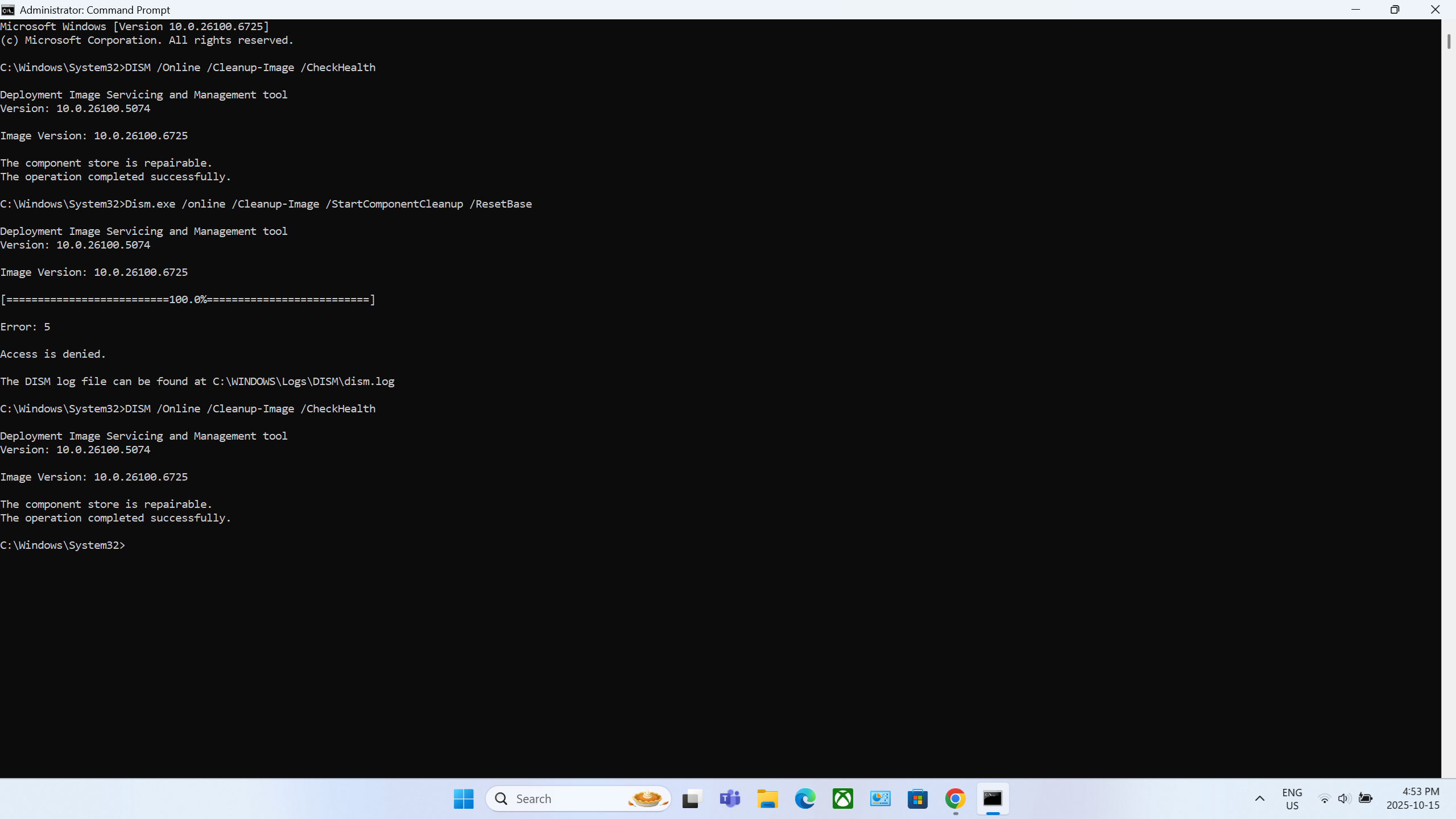 Windows Update Fail & DISM Access Denied Under Administrator ...