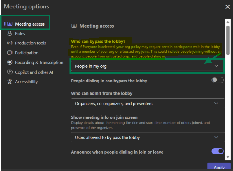 Is it possible to visually see people who are waiting in the lobby of a ...